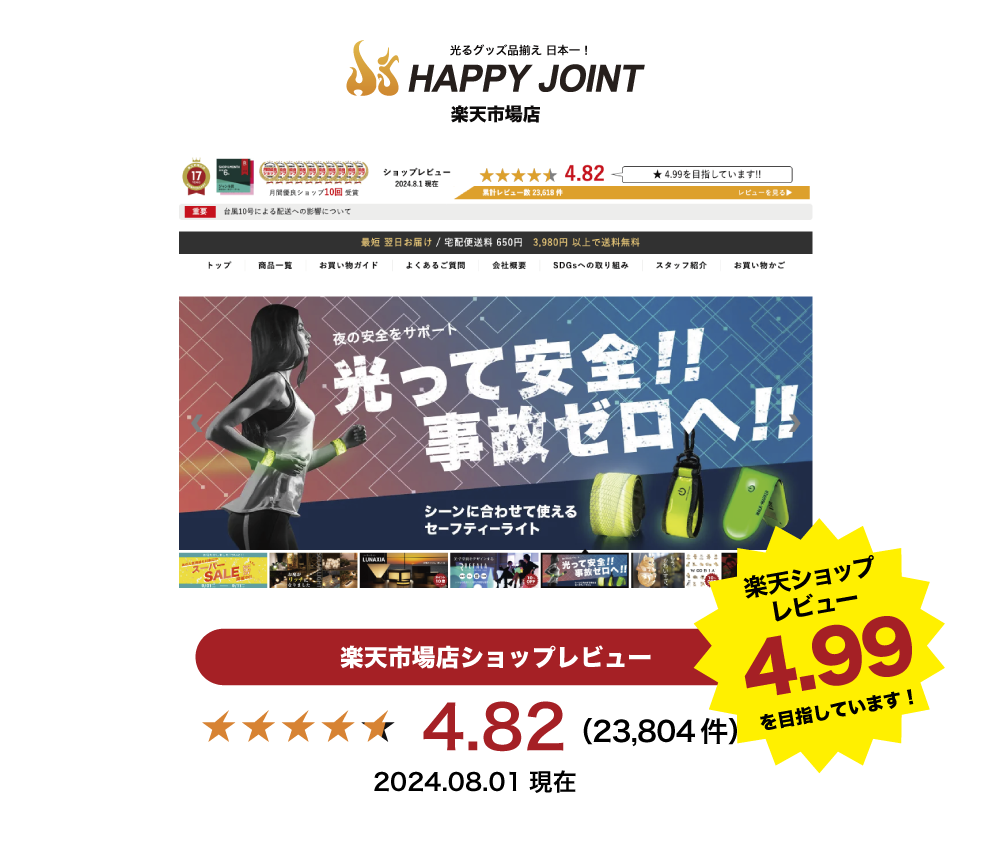 HAPPY JOINT 光るグッズ館(楽天市場店) by 株式会社HAPPYJOINT