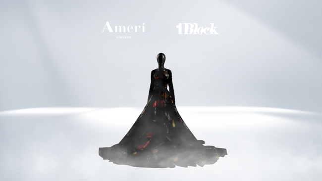 気鋭アパレルブランドAmeri VINTAGE 日本初のNFTデジタルオートクチュールを全世界で販売デジタルファッションレーベル1Blockとコラボレーション by 1SEC