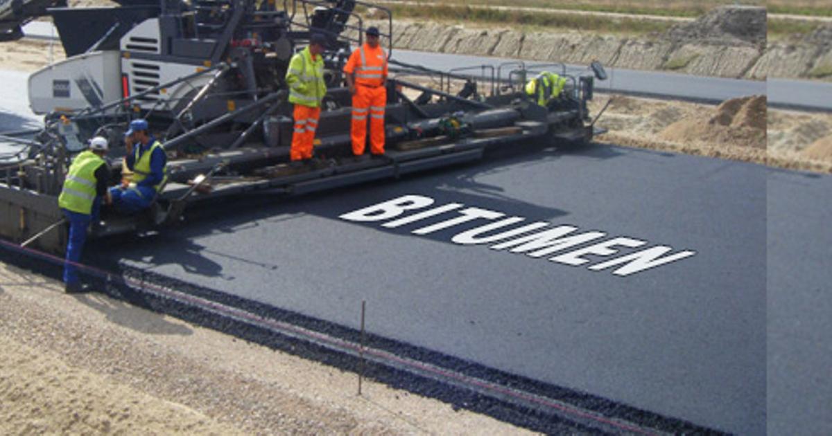 General depiction of oxidized bitumen 75/25